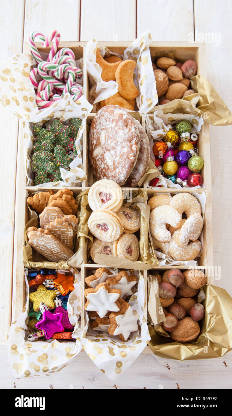 Little Box Of Cookies Stock Photo - Alamy