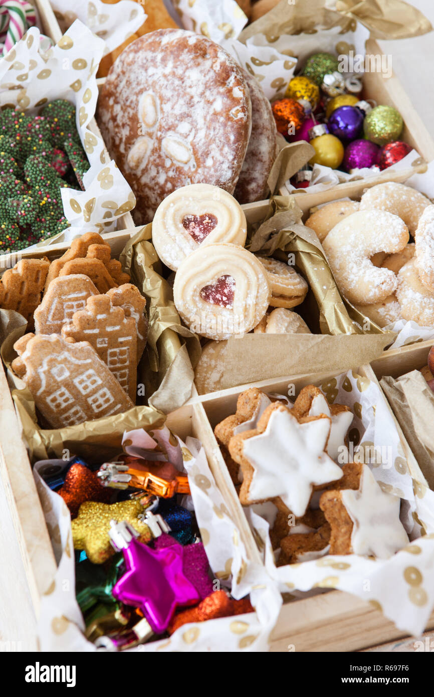 Little Box Of Cookies Stock Photo - Alamy