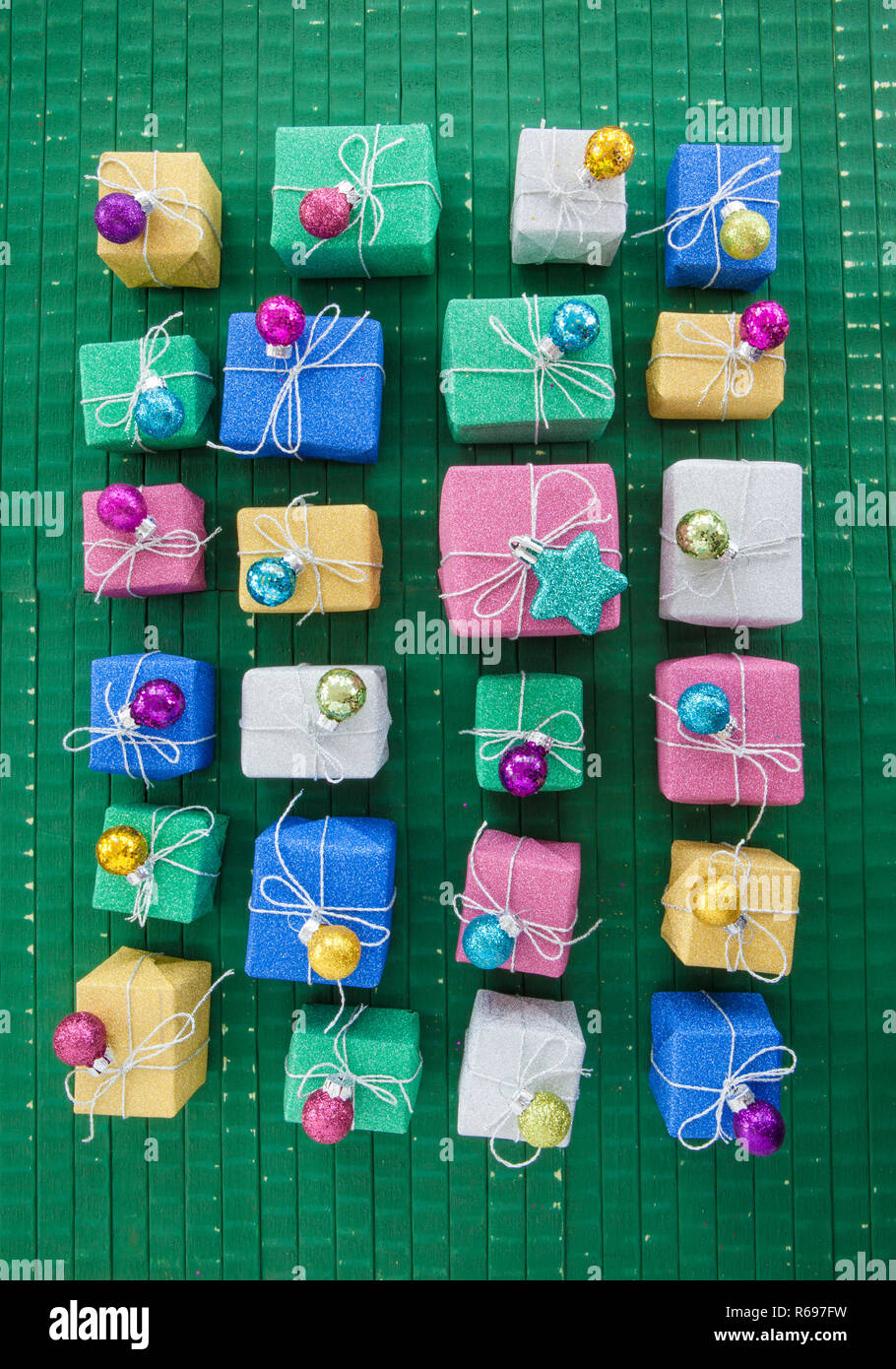 Colorful Christmas Presents Stock Photo - Alamy