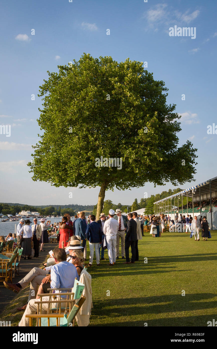 Inside the Stewards' Enclosure at Henley Royal Regatta Stock Photo - Alamy