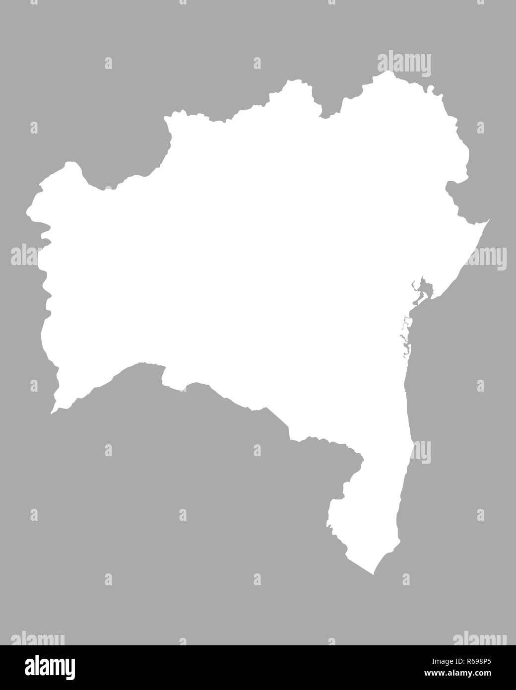 Bahia state map Black and White Stock Photos & Images - Alamy
