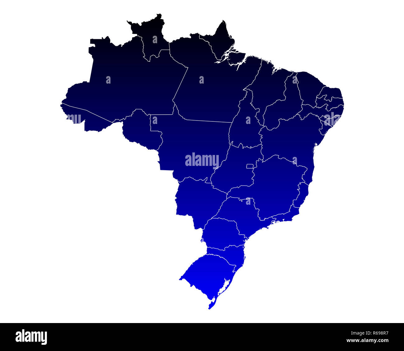map of brazil Stock Photo - Alamy
