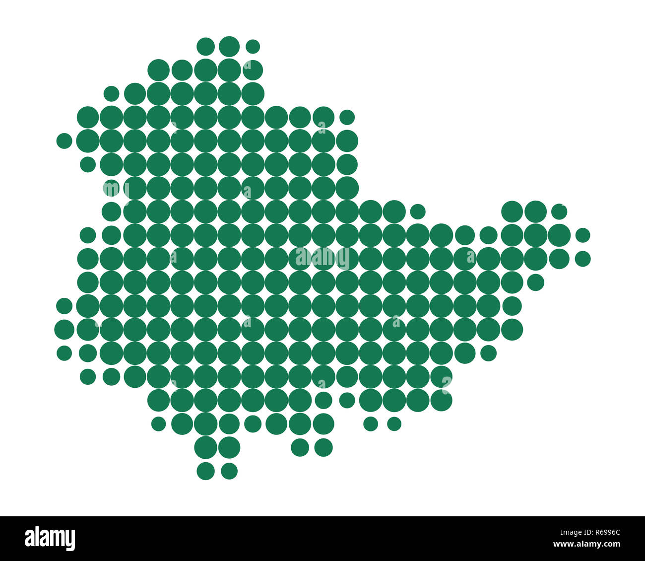 map of thuringia Stock Photo - Alamy