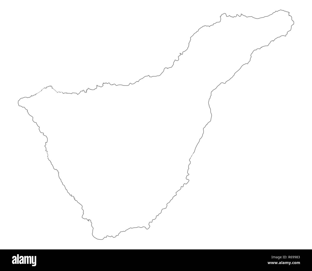 map of tenerife Stock Photo - Alamy