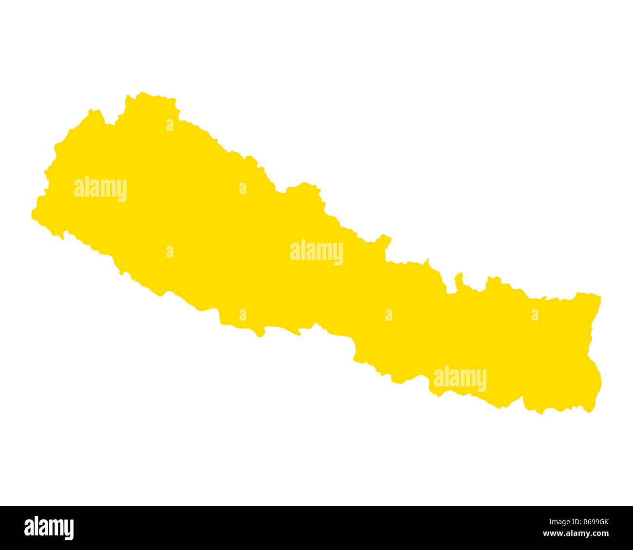 map of nepal Stock Photo - Alamy