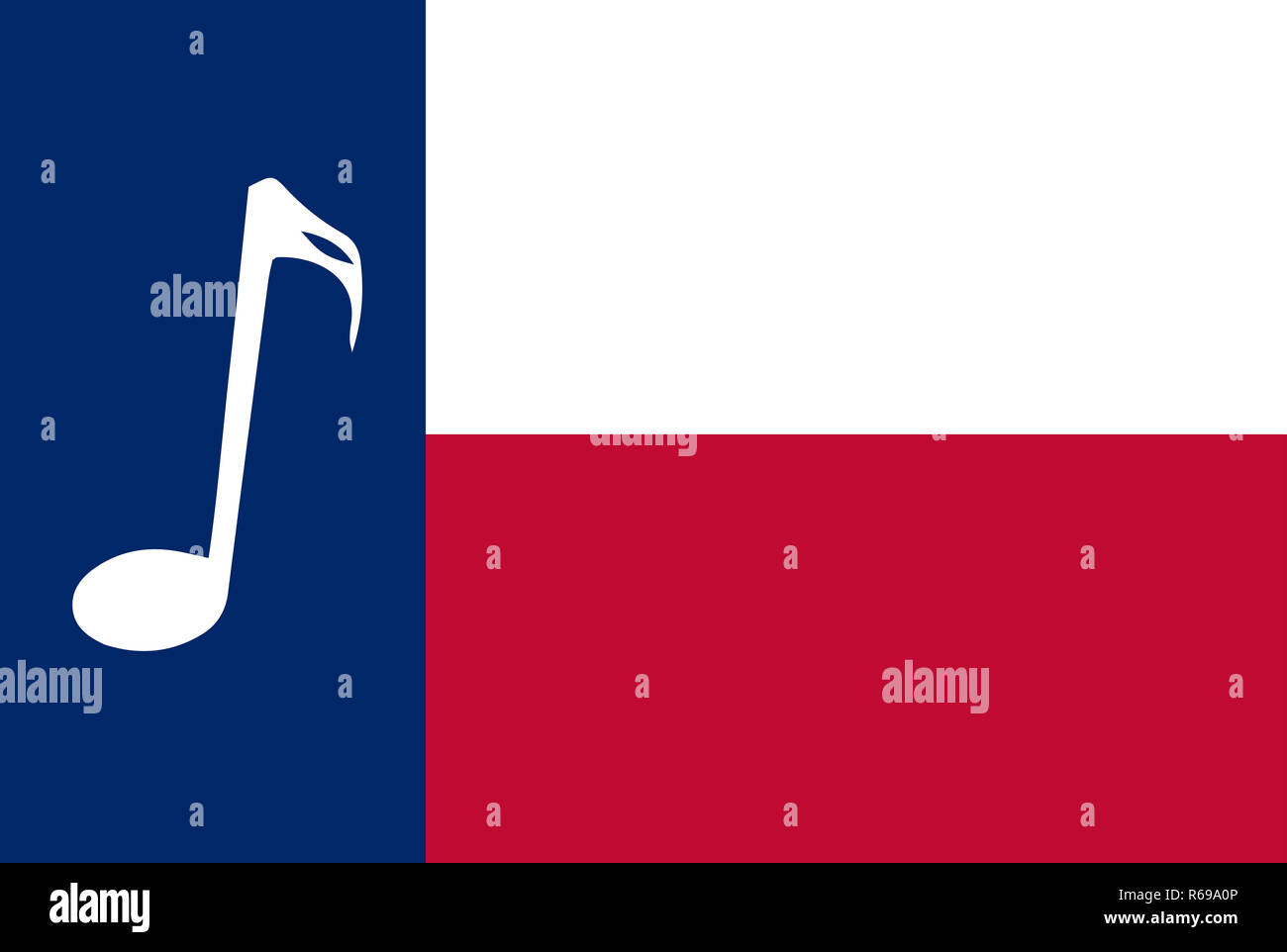 Musical Texas State Flag Stock Photo - Alamy