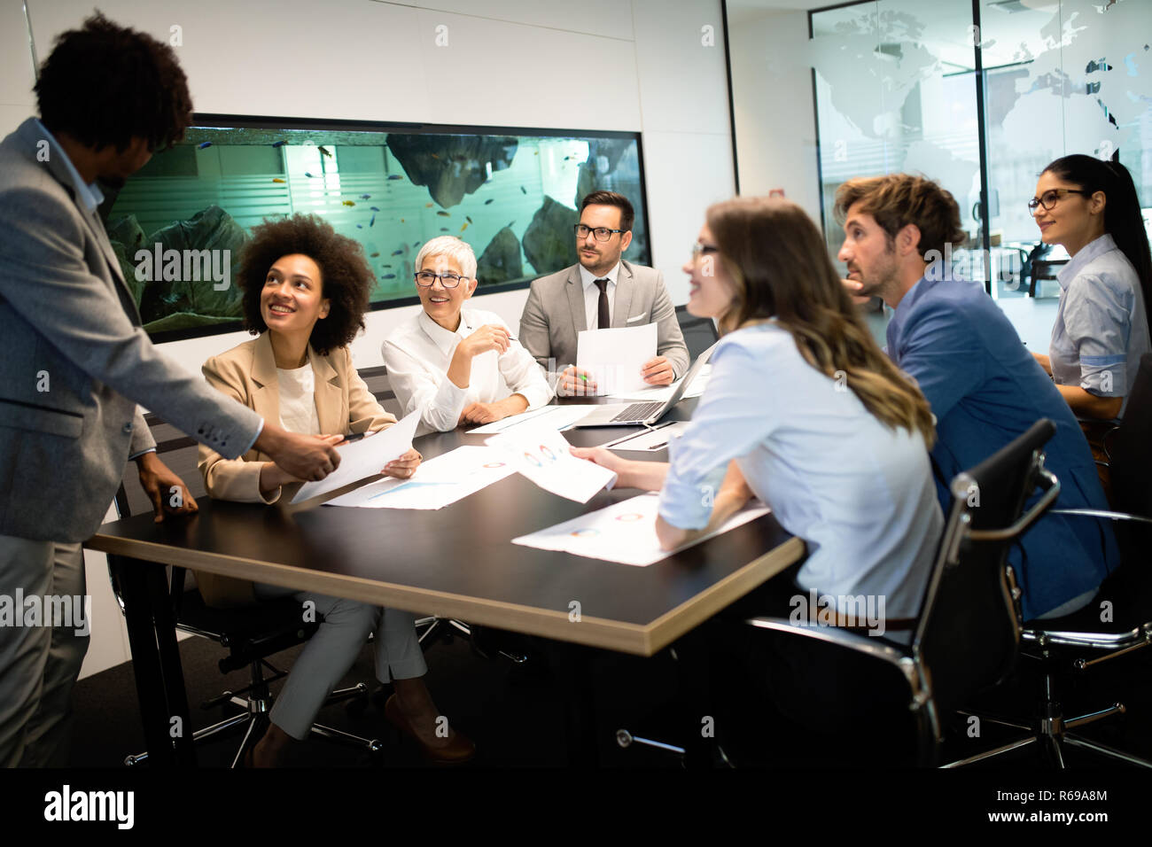 Business People Meeting Conference Discussion Corporate Concept Stock ...