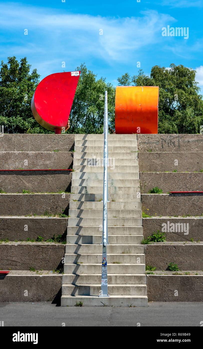 Desolate Playground From The Sixties Stock Photo - Alamy
