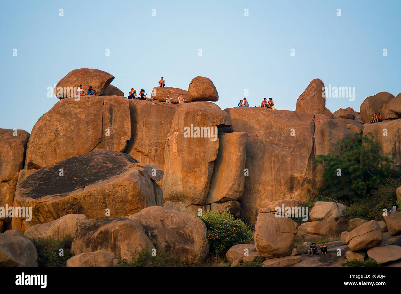 India rocks red hi-res stock photography and images - Alamy