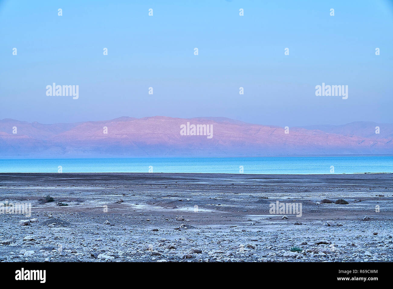 dead sea - salt landscape Stock Photo - Alamy