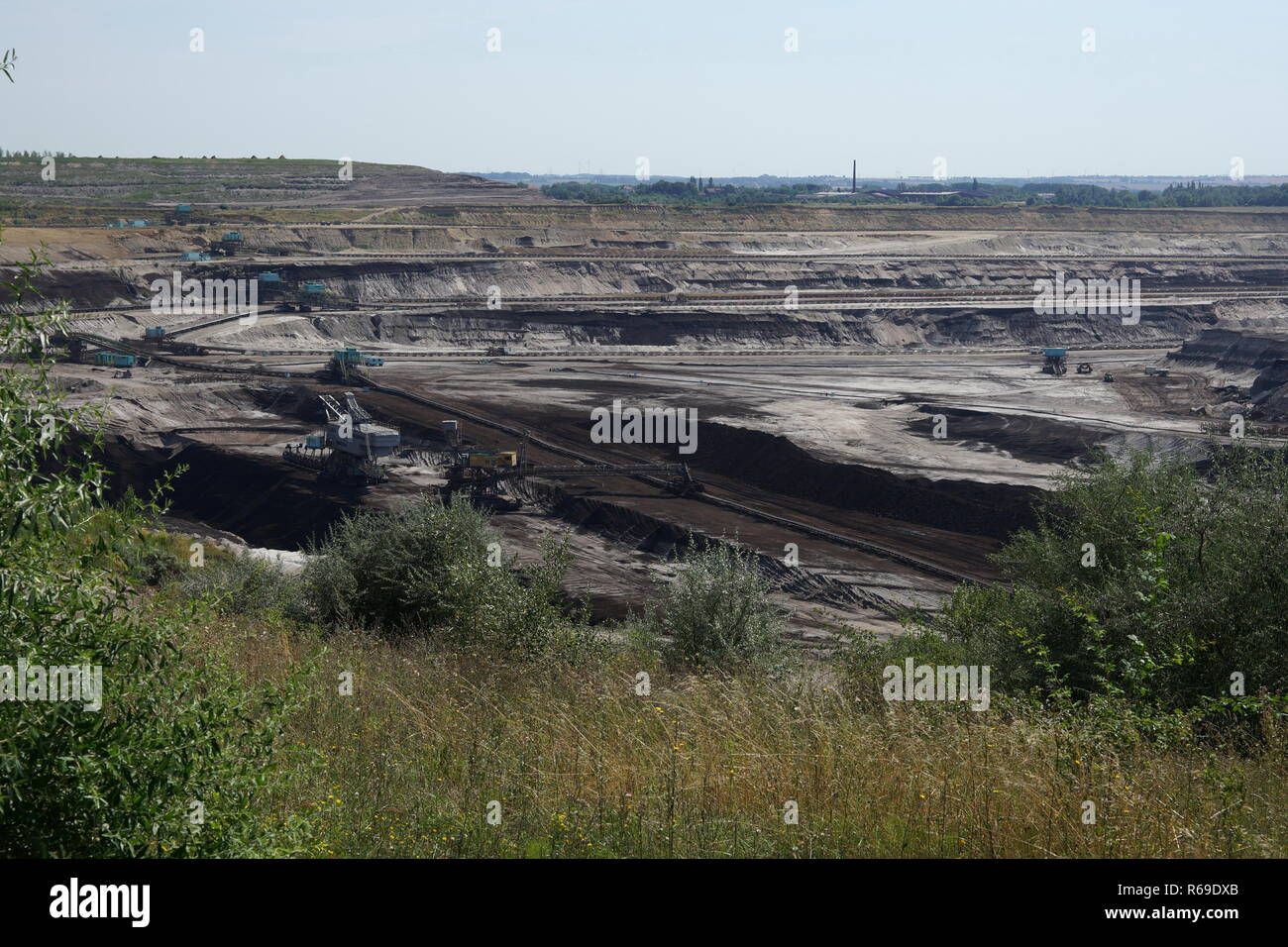 Views In An Opencast Mine Stock Photo - Alamy