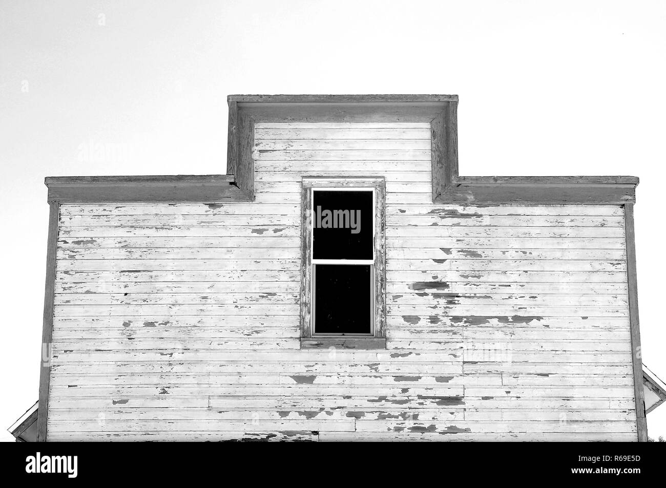 Second story window Black and White Stock Photos & Images - Alamy
