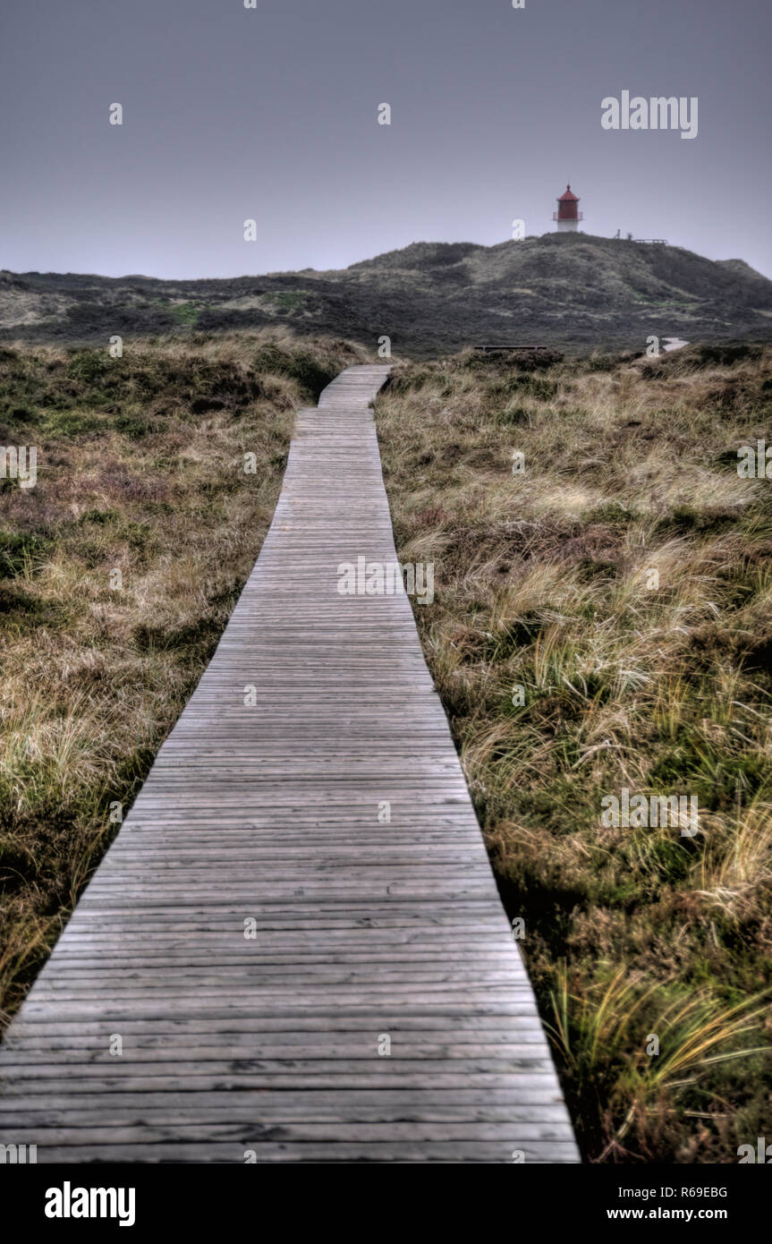 Amrum dunes nature reserve and lighthouse hi-res stock photography and ...