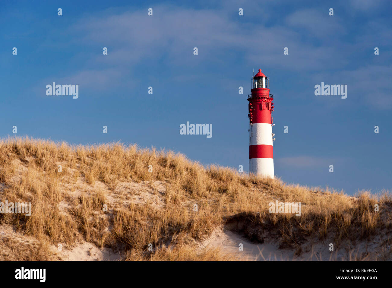 Lighthouse On Amrum Stock Photo - Alamy