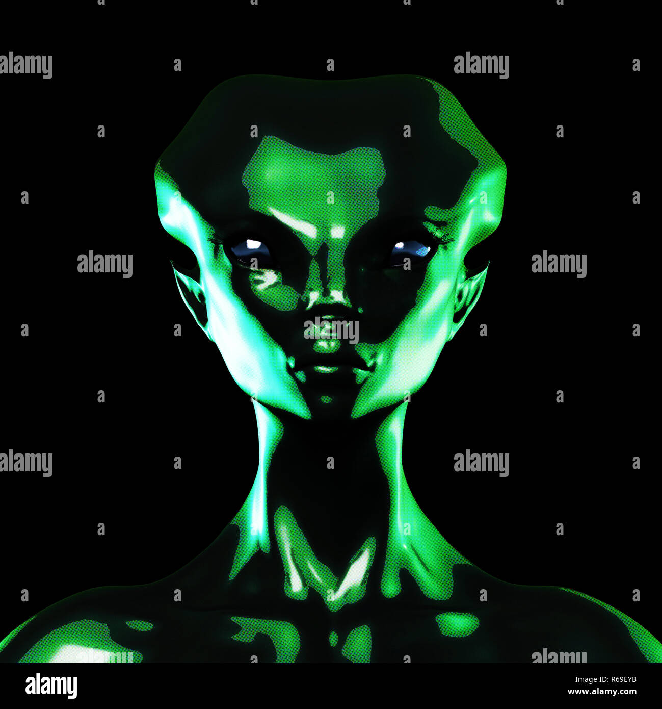 Creepy aliens hi-res stock photography and images - Alamy
