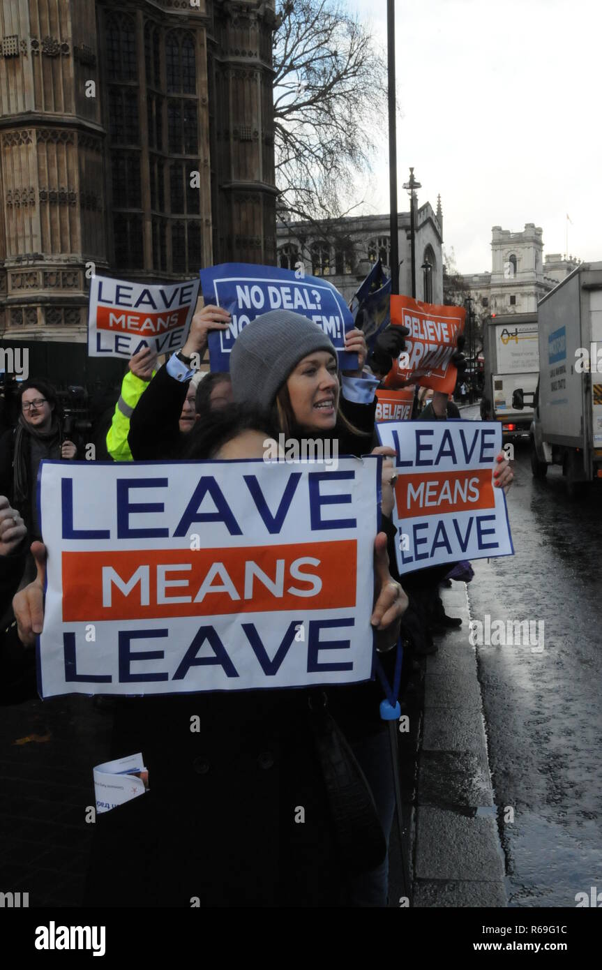 Vote leave outside parliament hi-res stock photography and images - Alamy