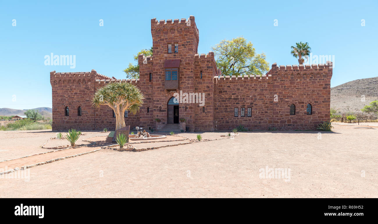 Castle Duwisib German Historic Architecture In Namibia Stock Photo - Alamy