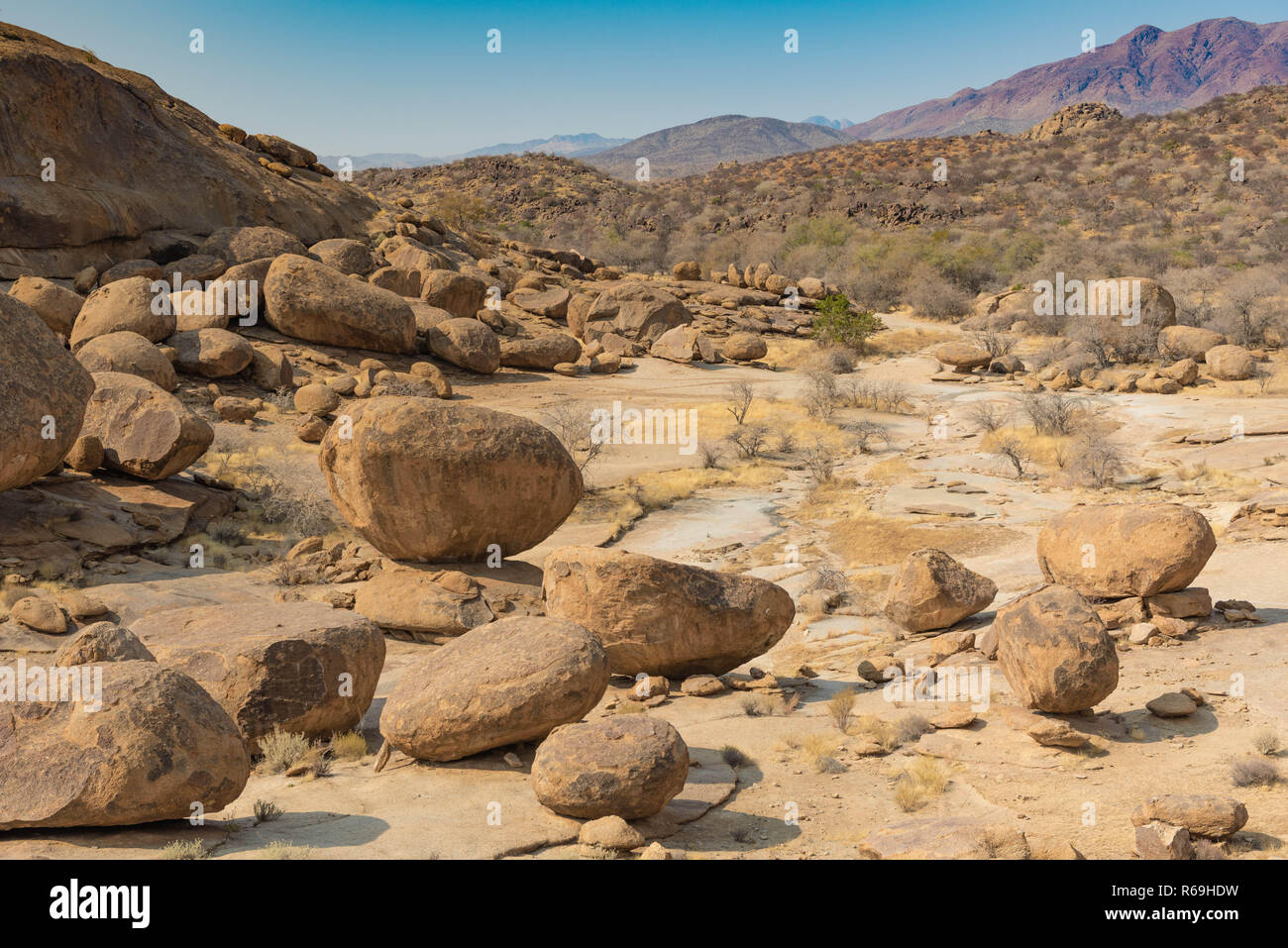 Rock Of Bulls Party Ameib Erongo Namibia Stock Photo - Alamy