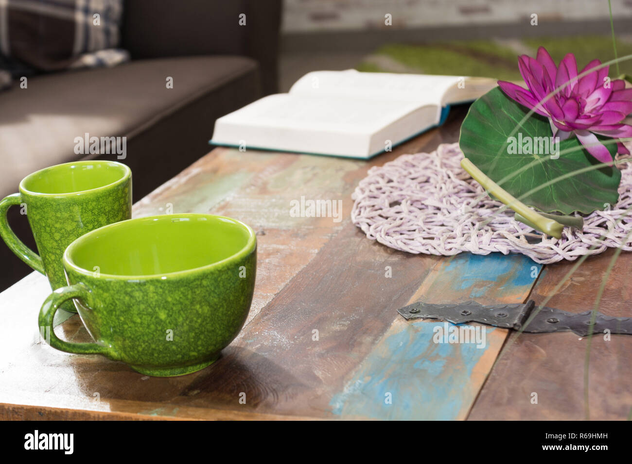 Decorative Coffee Table In Design A Treasure Chest Stock Photo - Alamy
