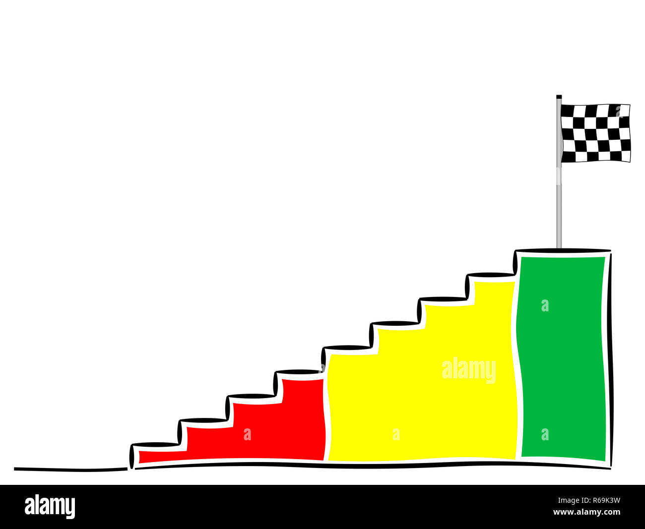 Treppe treppe treppe schritt Cut Out Stock Images & Pictures - Alamy