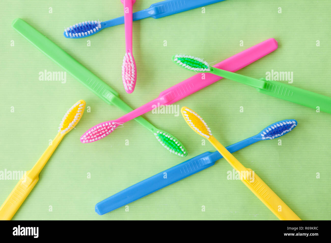 Colorful Tooth Brushes Stock Photo - Alamy