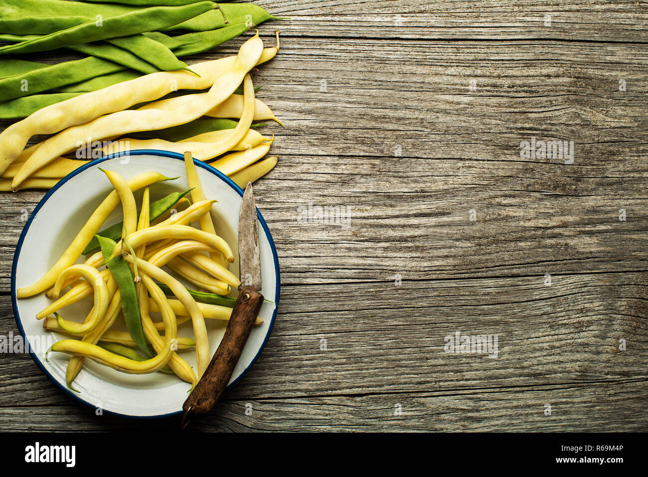 Runner beans dish hi-res stock photography and images - Alamy