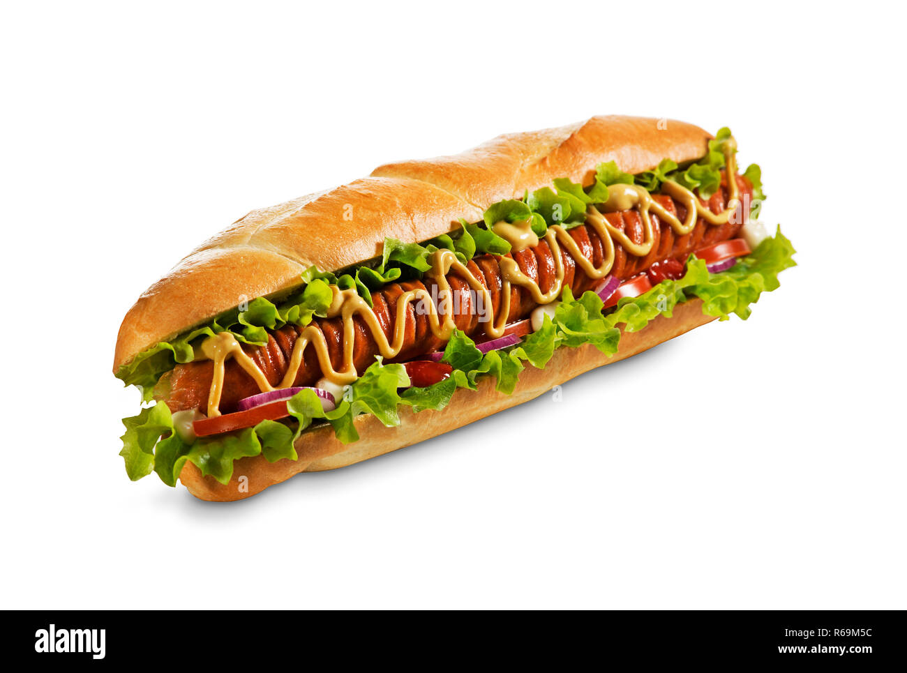 Hot dog hot dogs Cut Out Stock Images & Pictures - Alamy