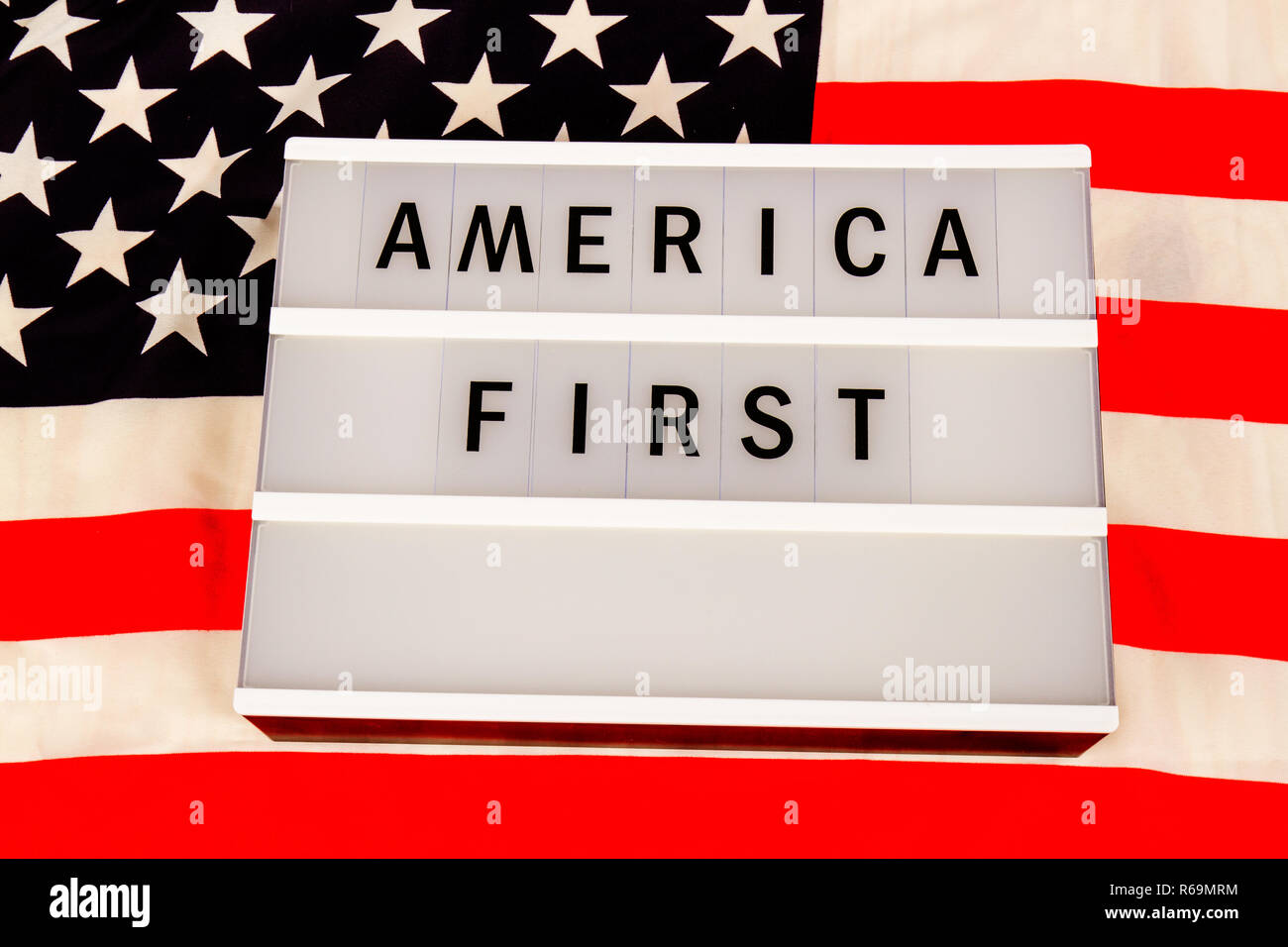 America first campaign slogan hi-res stock photography and images - Alamy