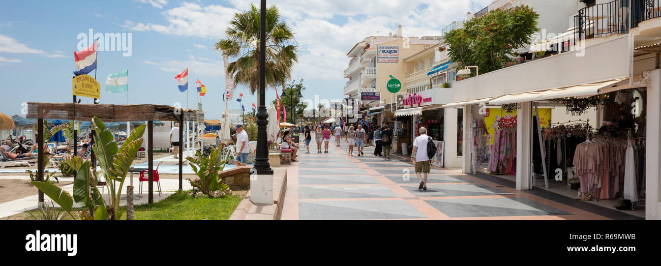 Promenade of Torremolinos, Andalusia, Spain, Europe Stock Photo - Alamy