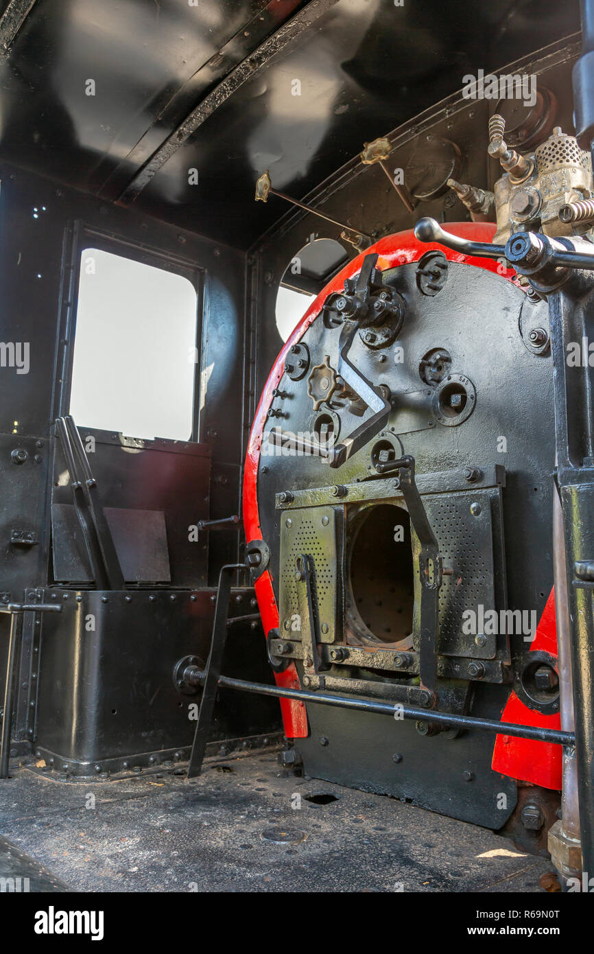 Classic steam locomotive of the South African railways on display at ...