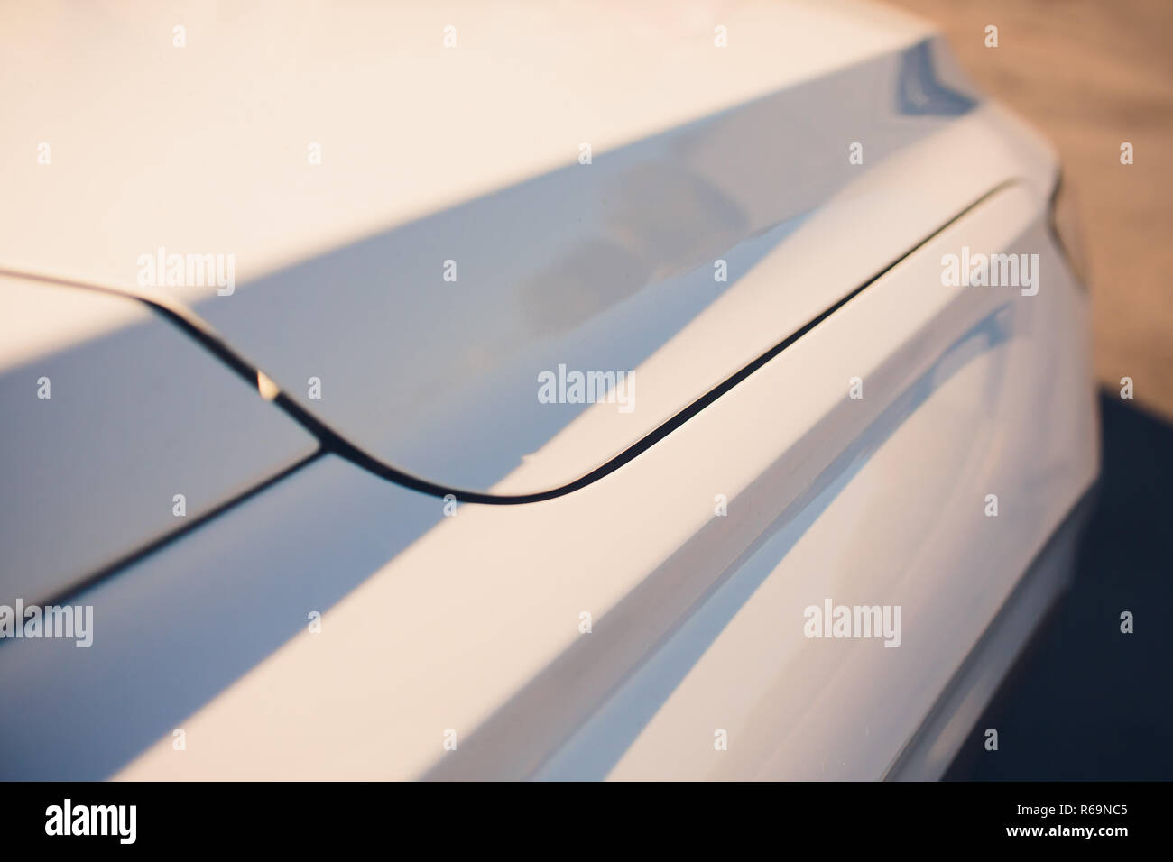 modern car design. close-up. bending lines avto Stock Photo - Alamy