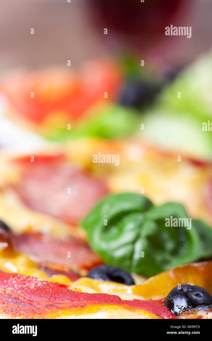 Closeup einer pizza hi-res stock photography and images - Alamy