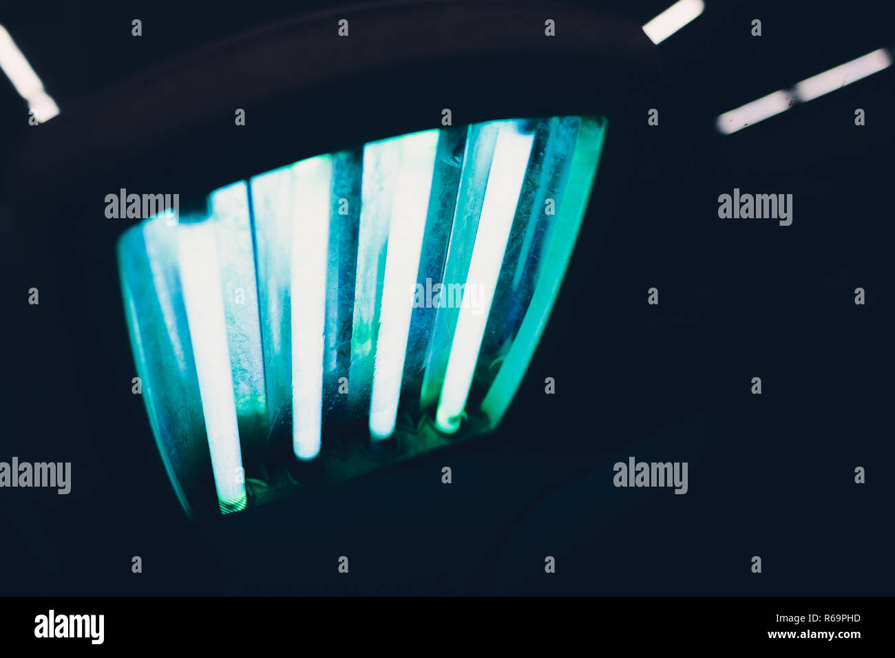 Using tools repairing to fix crack windshield Stock Photo - Alamy