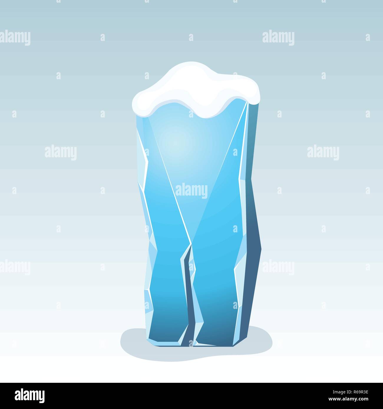 Christmas iceberg Stock Vector Images - Alamy
