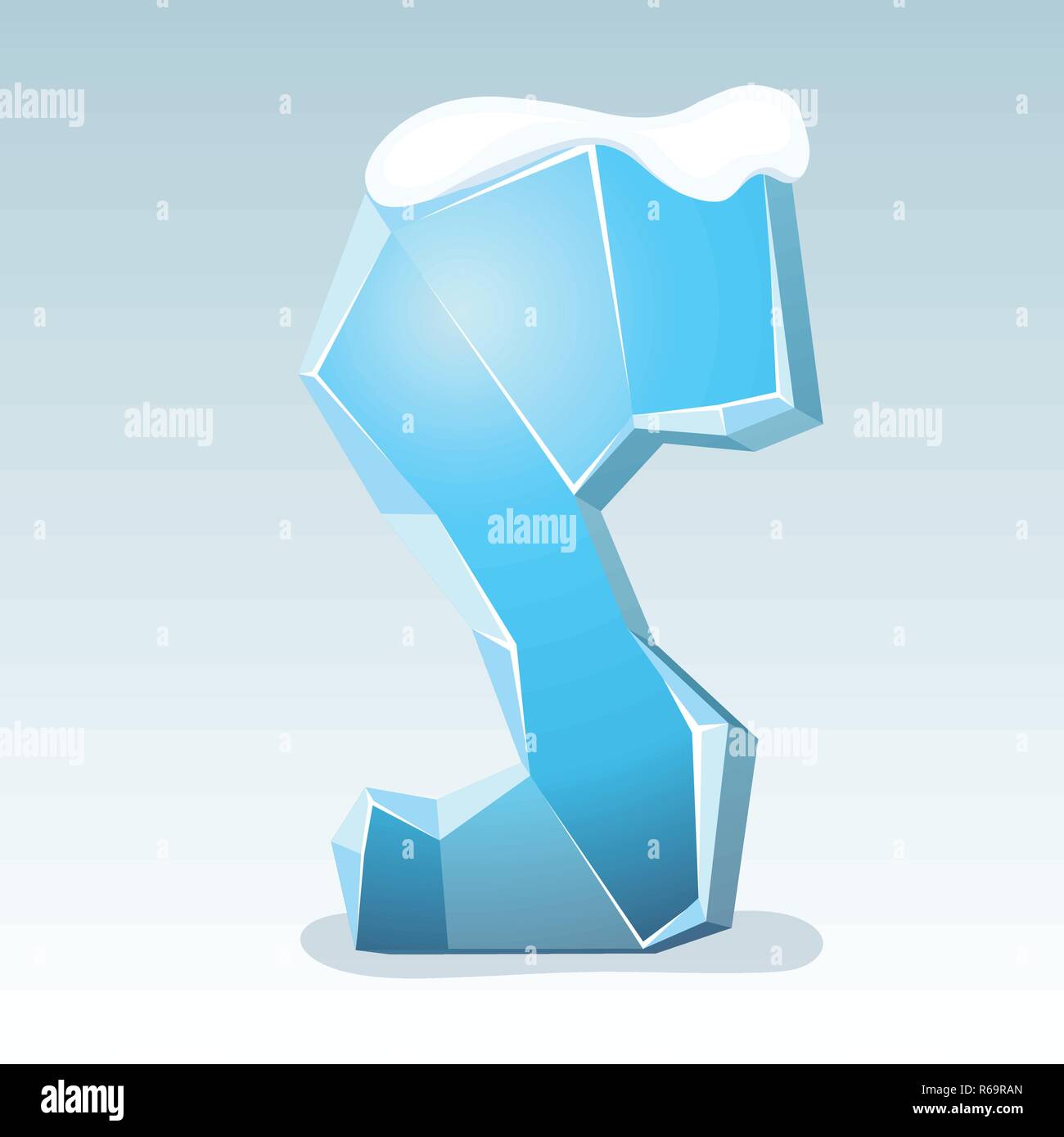 Ice letter S Stock Vector Image & Art - Alamy