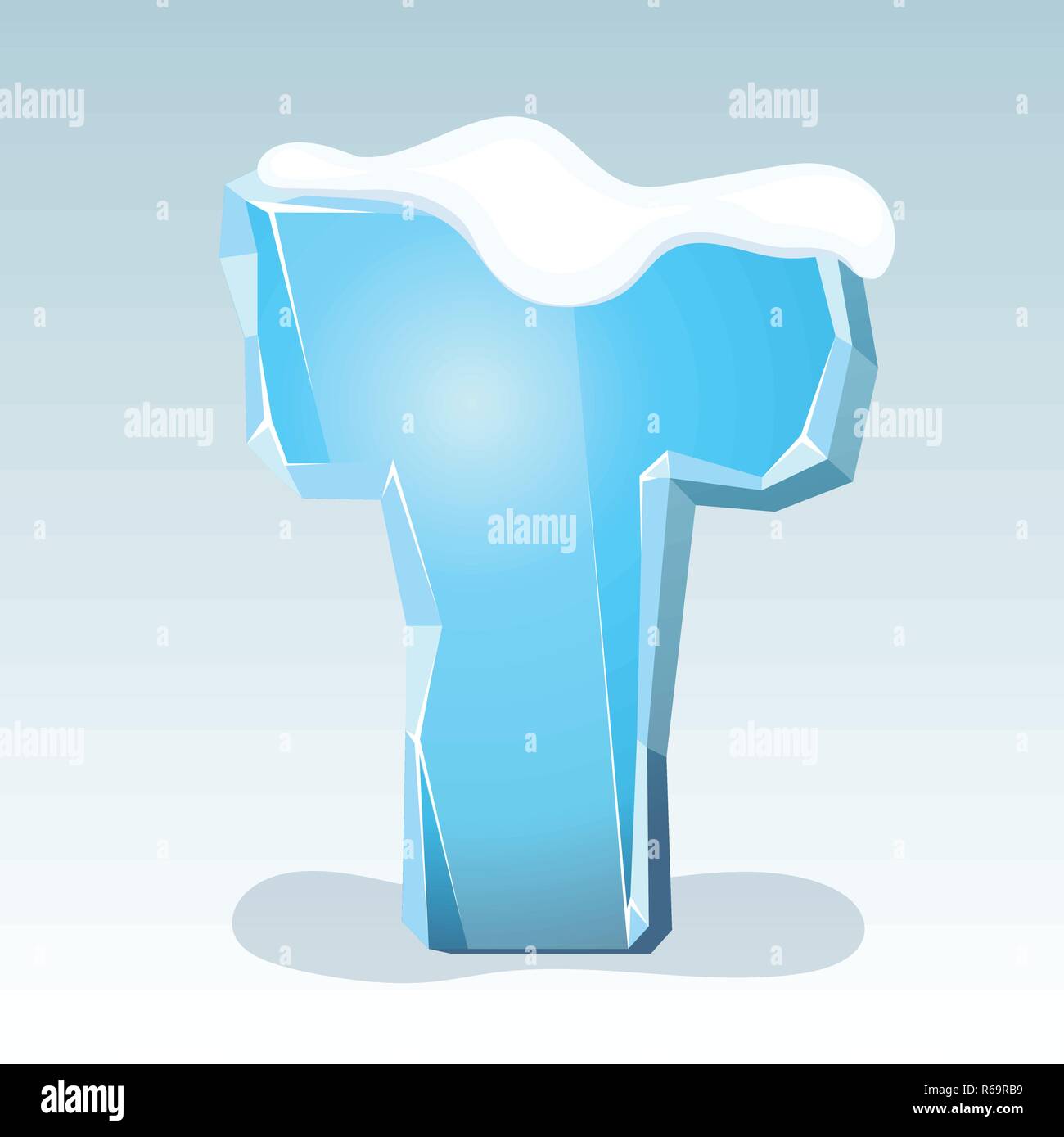 Ice letter G Stock Vector Image & Art - Alamy