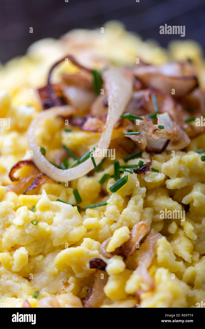 Closeup of bavarian spaetzle pasta hi-res stock photography and images ...