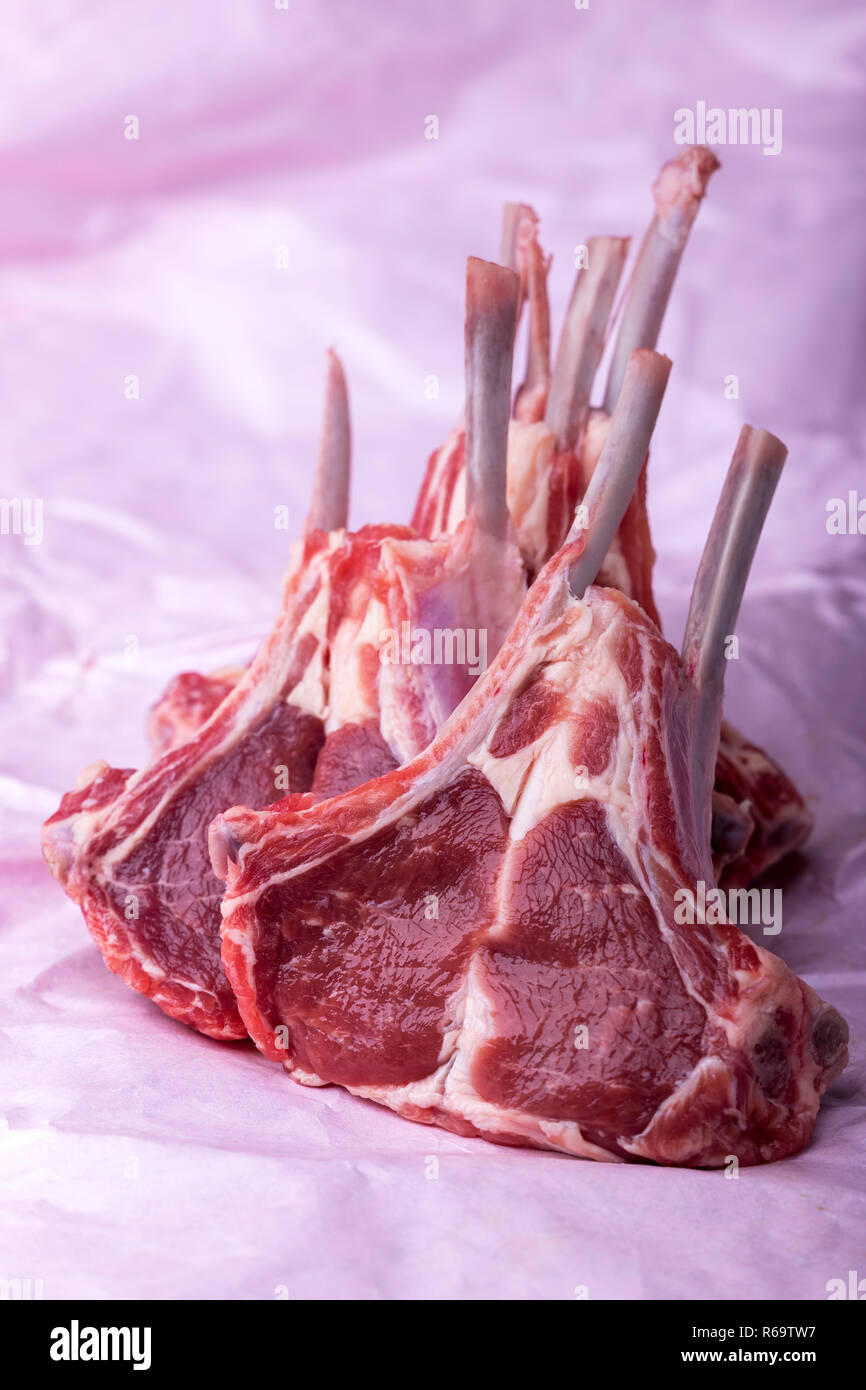 Raw Lamb Meat Stock Photo - Alamy