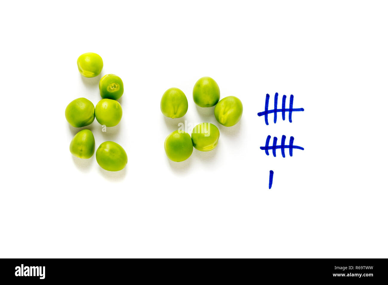 Pea counting Cut Out Stock Images & Pictures - Alamy