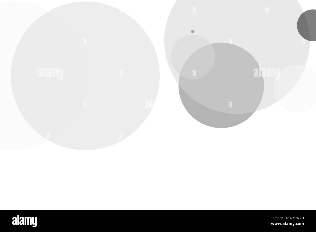 Abstract grey circles illustration background Stock Photo - Alamy