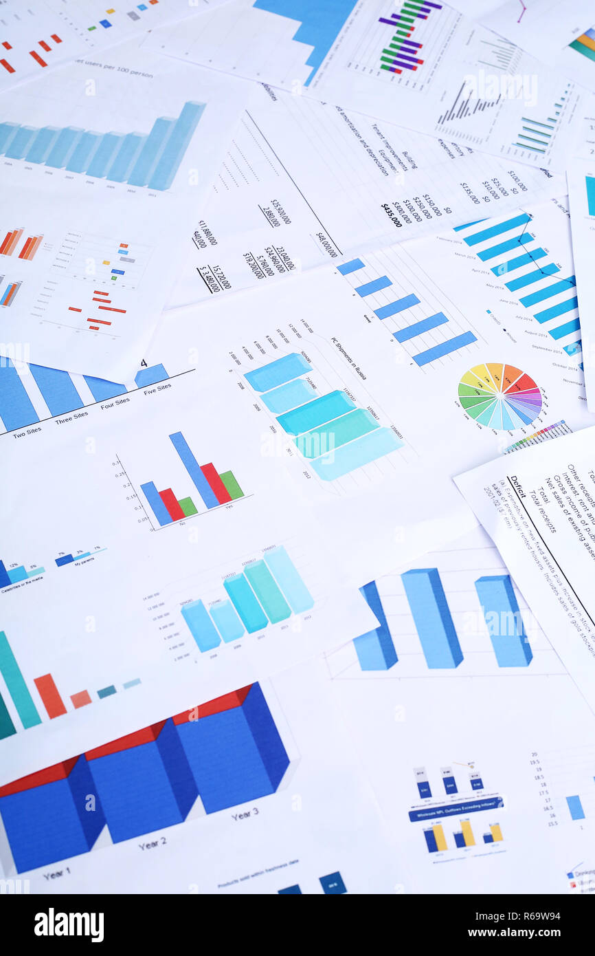 Photo of financial graph paper Stock Photo - Alamy