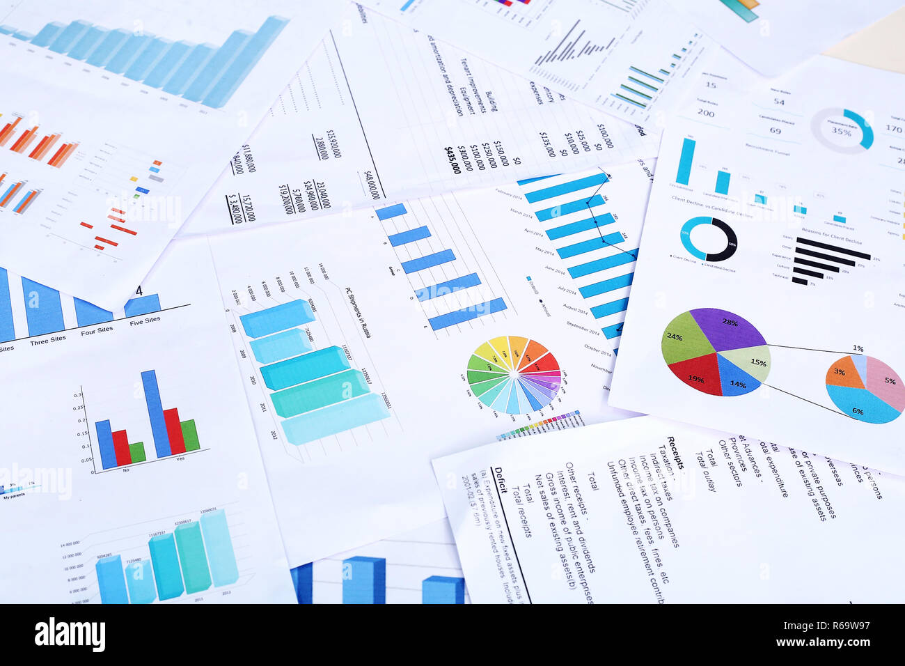 Picture of financial graph paper Stock Photo - Alamy