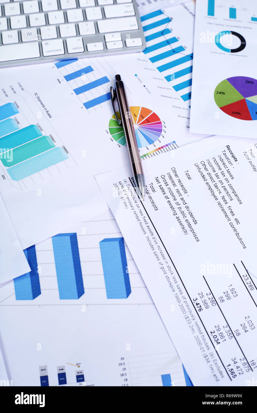 Picture of graph paper and pen Stock Photo - Alamy