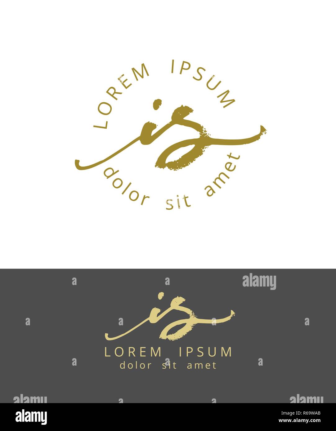 Dry monogram Stock Vector Images - Alamy