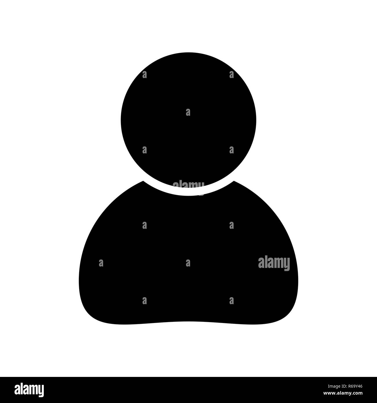 simple human icon business design isolated on white background Stock ...