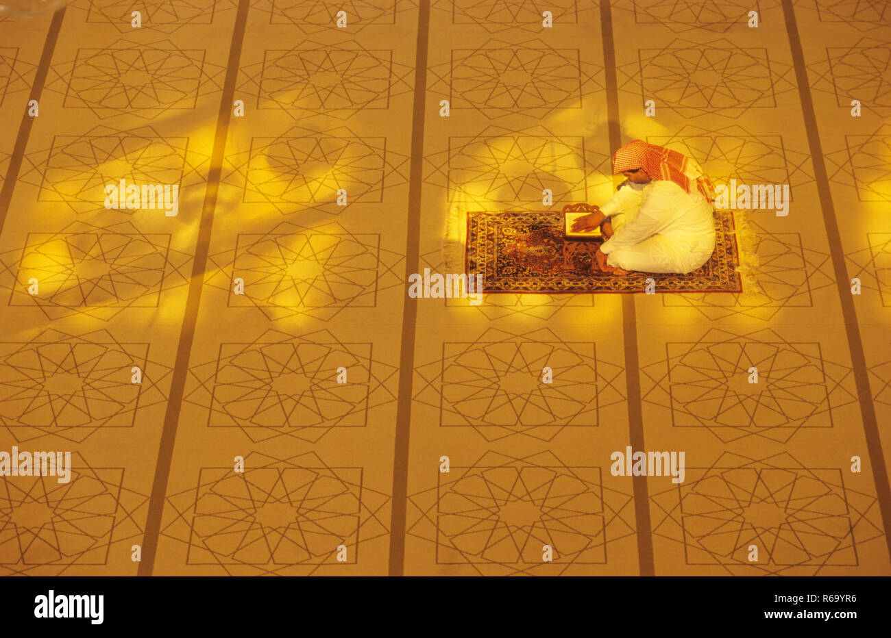 Namaz Muslim prayer reading Koran, India, Asia Stock Photo - Alamy