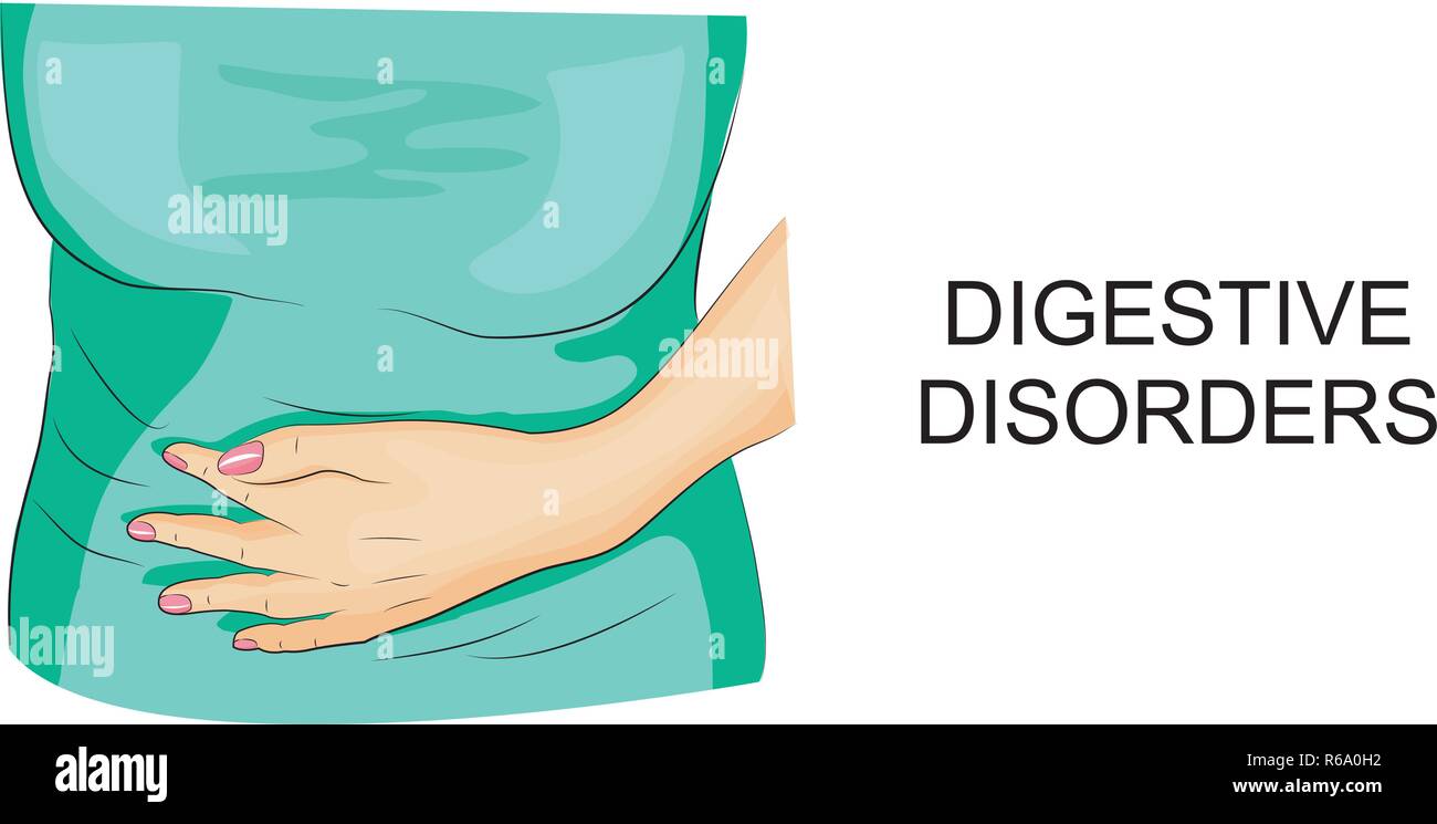 Diarrhea abdomen Stock Vector Images - Alamy