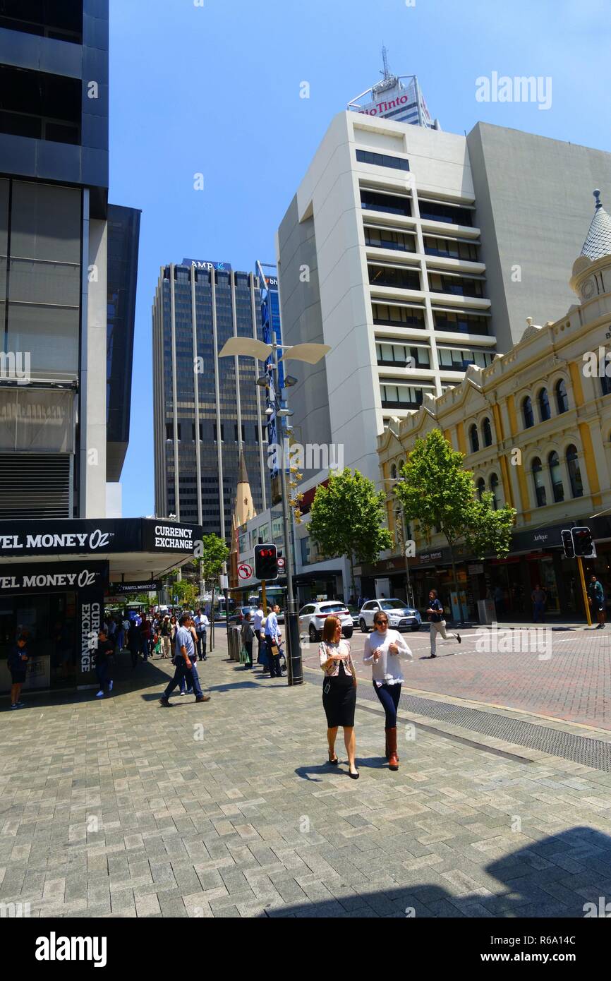 William street, Perth, Western Australia | usage worldwide Stock Photo ...
