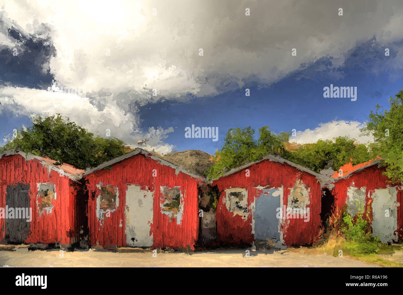 Brush huts hi-res stock photography and images - Alamy