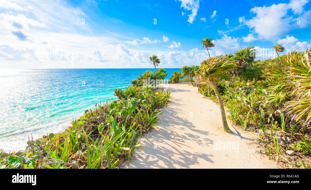 Tulum mexico and beach hi-res stock photography and images - Alamy